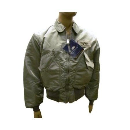 Alpha Industrie - Jacket, CWU45P Alpha Silver, size XXL - Walmart.com ...