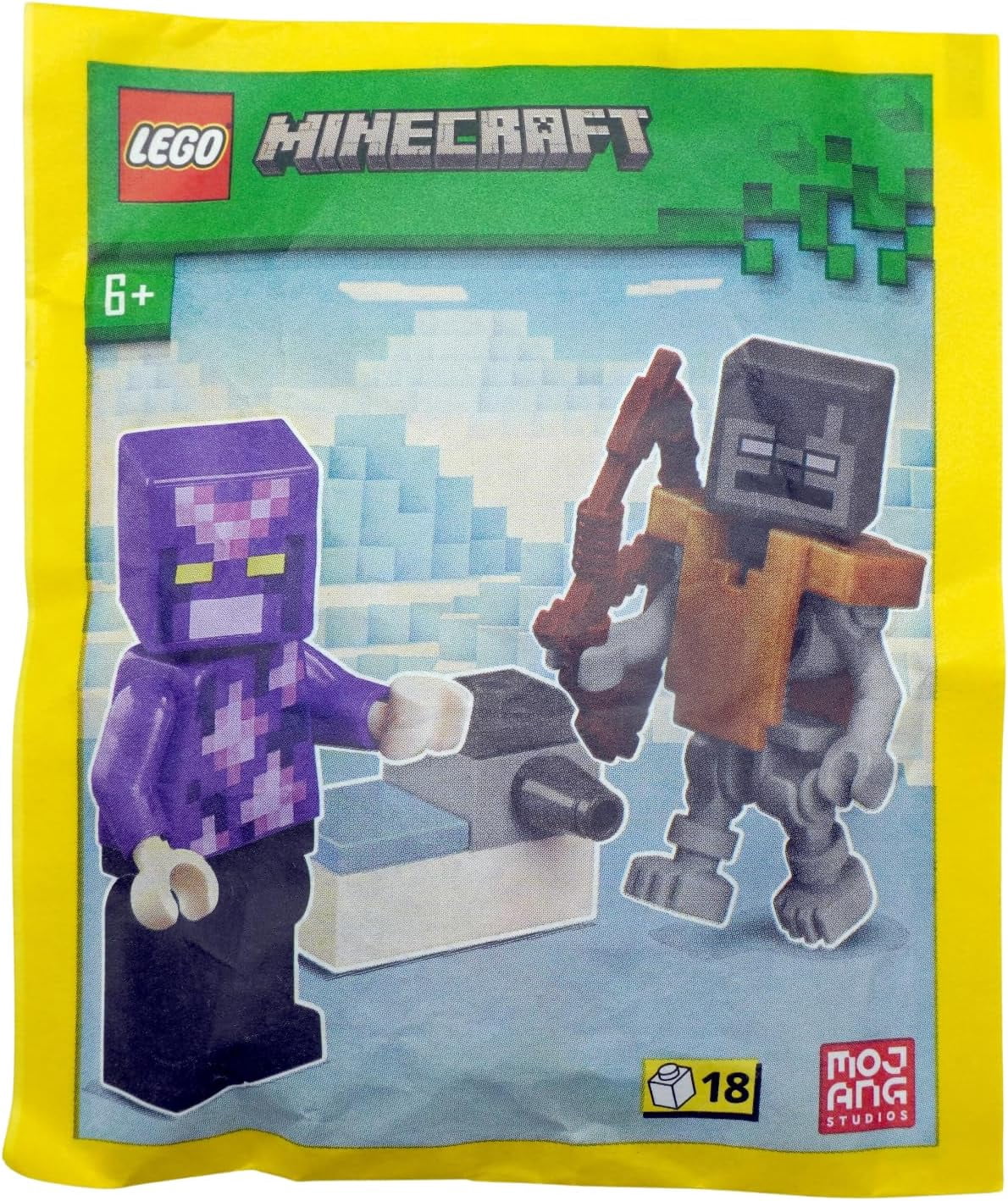 LEGO Minecraft Mini Set: Crystal Knight Minifigure with Stray and ...
