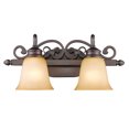 Wry Lighting Belle Meade 2-light Vanity in Rubbed Bronze - Walmart.com