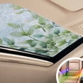 Rainbow Window Privacy Film, Eucalyptus Botanical Green Static Cling ...