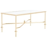 SAFAVIEH Couture Devi Glam Metal Coffee Table, Gold - Walmart.com