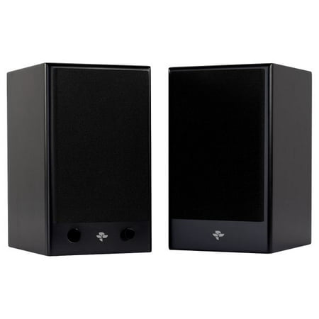 Totem Kin Play Mini Powered 70 watt Speakers With Bluetooth - Black ...