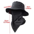 Bucket Hat Sun Protection, Outdoor Fishing Hat, 6-in-1 Detachable Face ...