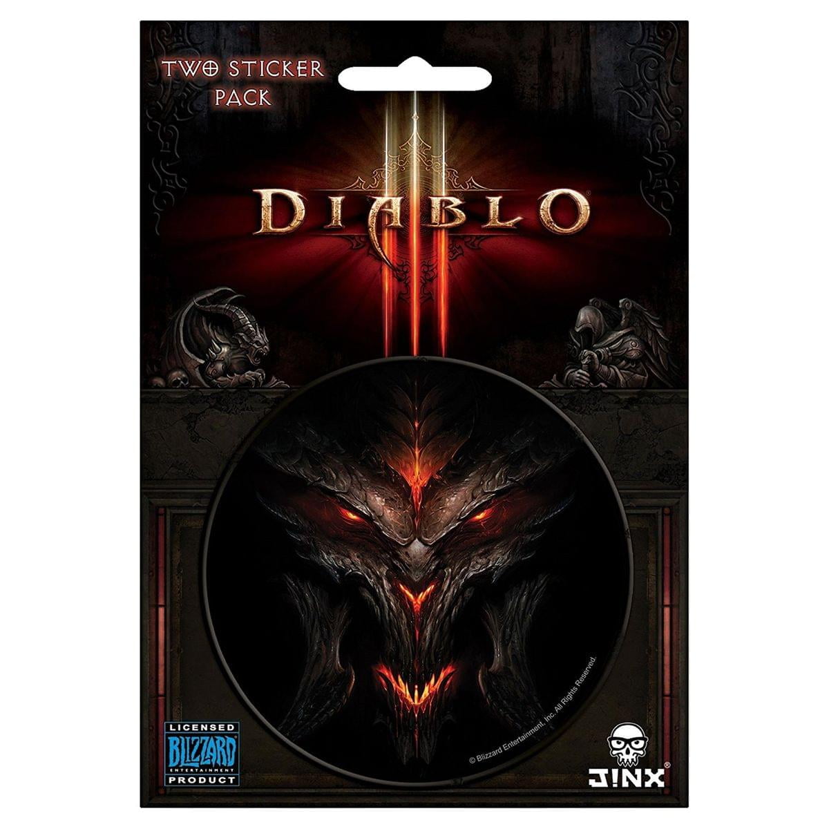 Diablo III 3" Round Sticker 2-Pack: Diablo, Lord of Terror - Walmart.com