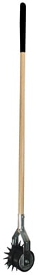 True Temper, 2 Wheel, Lawn Edger, With Wood Handle & 10" End Grip, 15 ...