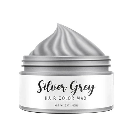 Silver Grey Hair Color Wax Temporary Colors Hair Dye Beauty Care Hair ...