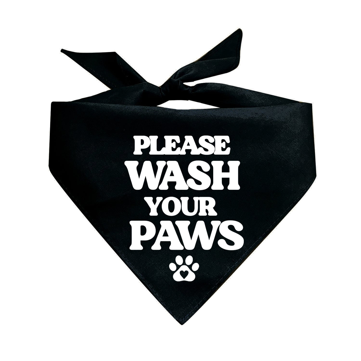 Please Wash Your Hands Triangle Dog Bandana - Walmart.com