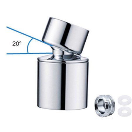 Lepai 22mm Water Saving Kitchen Faucet Aerator Dual Function 360 Degree ...