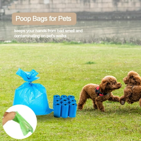 Disposable Pet Poop Bags 10 Rolls 150 Counts Dog Poop Bags Eco-Friendly ...