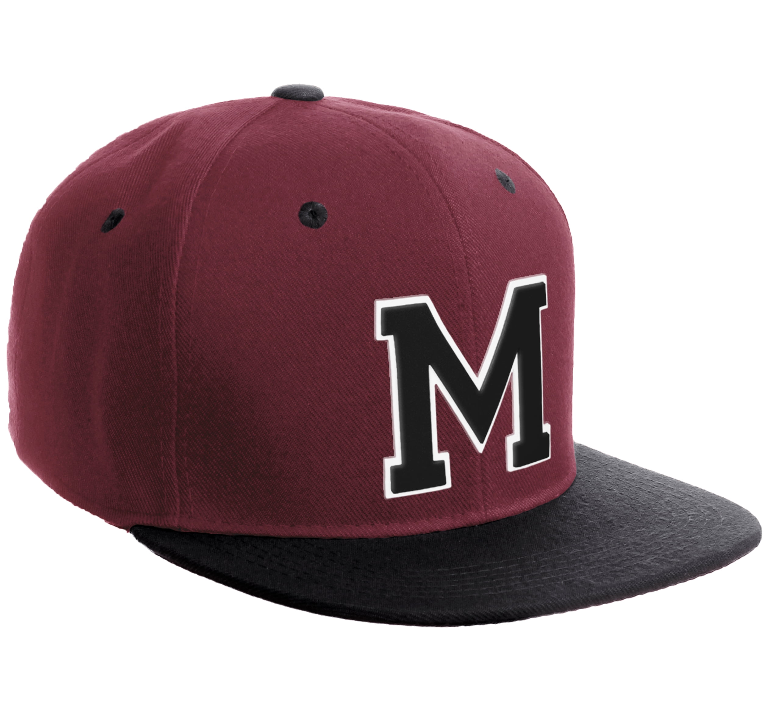 Daxton Classic Snapback Hat Custom A to Z Initial Varsity Letters ...