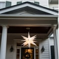 Elf Logic 12 inch LED Moravian Star Tree Topper - Indoor/Outdoor ...