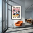 Cool People Work Here Cat Unframed Poster – Funny Office Art Print ...
