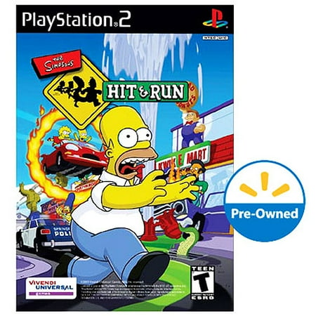 The Simpsons: Hit and Run (PS2) - Pre-Owned - Walmart.com