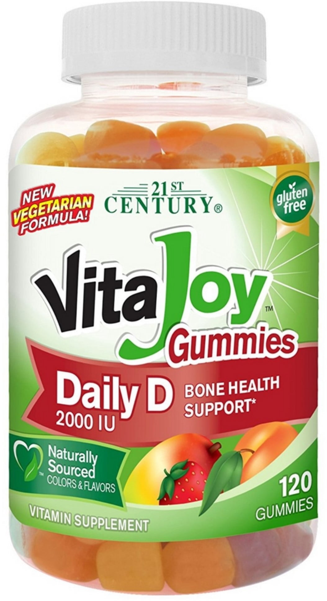 21st Century Vitajoy Daily D3 Gummies, 2000iu Vitamin D, Bone Health ...