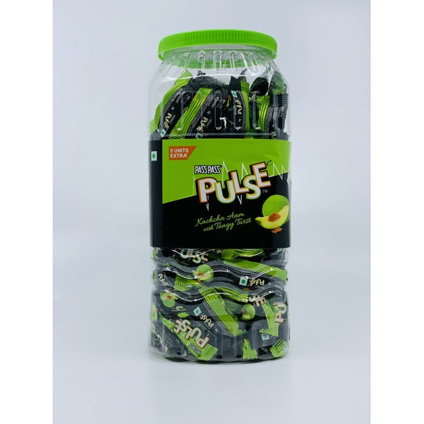 Pass Pass Pulse Candy Kacha Aam 120 pcs - Walmart.com