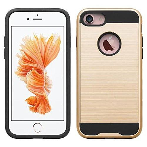 Apple iPhone 8 Plus Case Cover, Hybrid Dual Layer Shock Resistant Armor ...