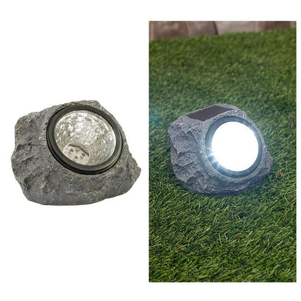 Crosslight DSS1700171C Solar LED Rock SpotLight, Pack of 2 - Walmart.com