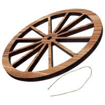 2pcs Wagon Wheel Decor Wooden Wagon Wheel Wall Decor Vintage Wagon ...