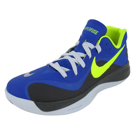 Nike Men's Hyperfuse Low Basketball Shoes 13 Men US (Hyper Blue/Volt ...