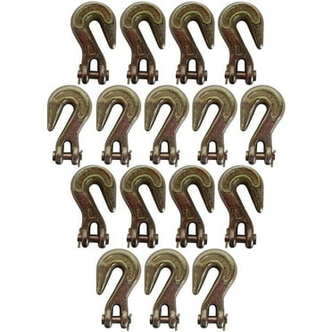 RAParts Set of Fifty New 5/16" Clevis Grab Hooks Flatbed Truck Trailer ...