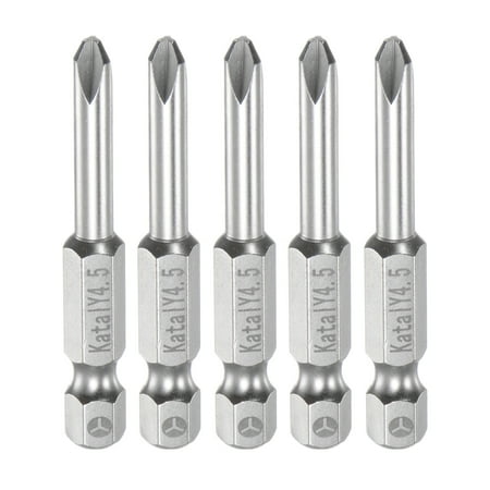 Y4.5 Magnetic Tri-point Y Type Screwdriver Bit 1/4" Hex Shank 2" Length ...