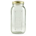 Mainstays 64 oz Airtight Glass Wide Mouth Canning Jars (6 Count ...