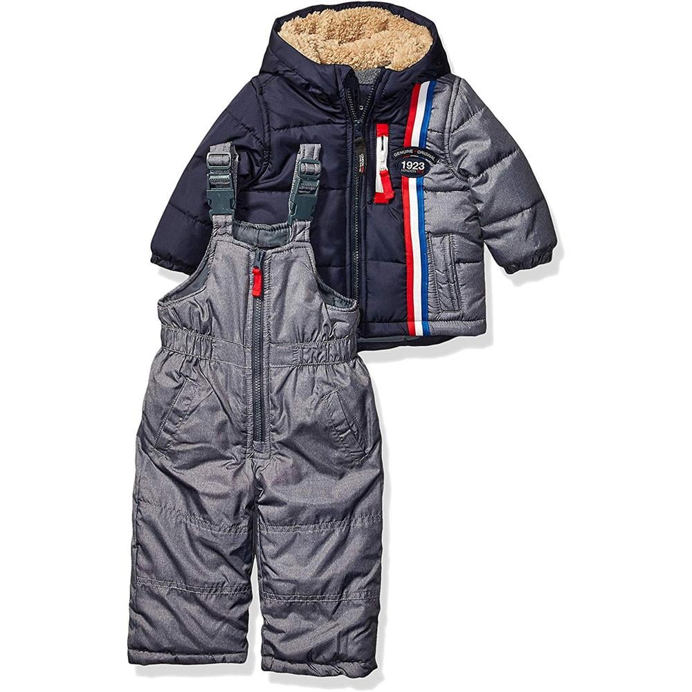 London Fog Boys Taping Snowsuit (Navy 4T) - Walmart.com