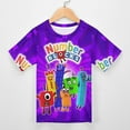 Boys Girls Number Cartoon Show Block T-Shirts 3D Graphic Shirts Kids ...