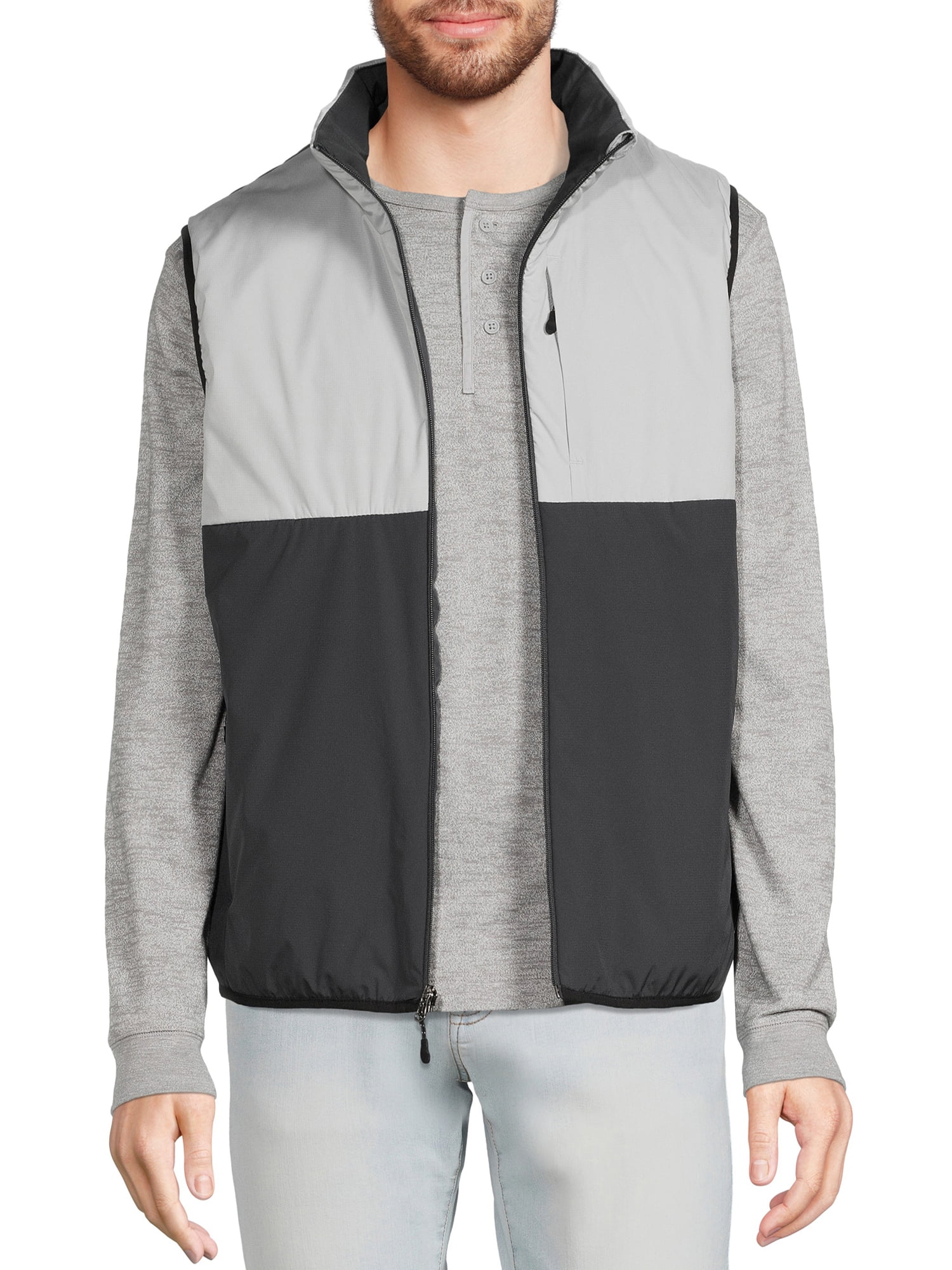 Swiss Tech Men's and Big Men's Midweight Vest, Sizes up to 5XL ...