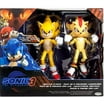 Sonic The Hedgehog Light Up Super Sonic & Super Shadow Action Figure 2 ...