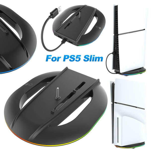 Soporte universal para consola PS5 Slim Soporte vertical para consola juegos PS5 Slim Soporte ...