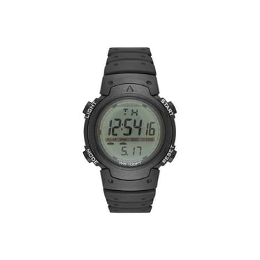 Armitron Sport Men's Black Digital Chronograph Strap Watch - Walmart.com