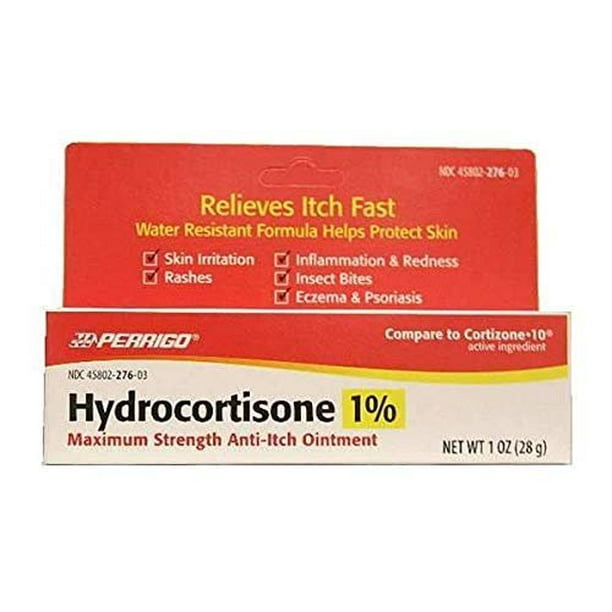 Perrigo Anti-Itch 1% Hydrocortisone Ointment, 1 Oz. - Walmart.com