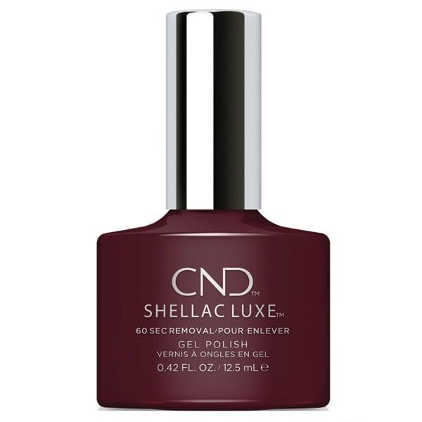 CND - CND Shellac LUXE Gel Polish .42oz/12.5mL - Black Cherry #304 ...