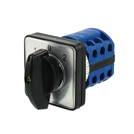 Black Rotary Handle 3 Position Universal Rotary Selector Switch AC 440V ...