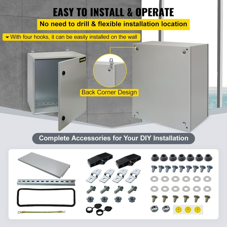 Install Outdoor Electrical Waterproof Box