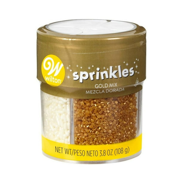 Wilton Pearlized Gold Sprinkle Assortment, 3.8 oz. - Walmart.ca