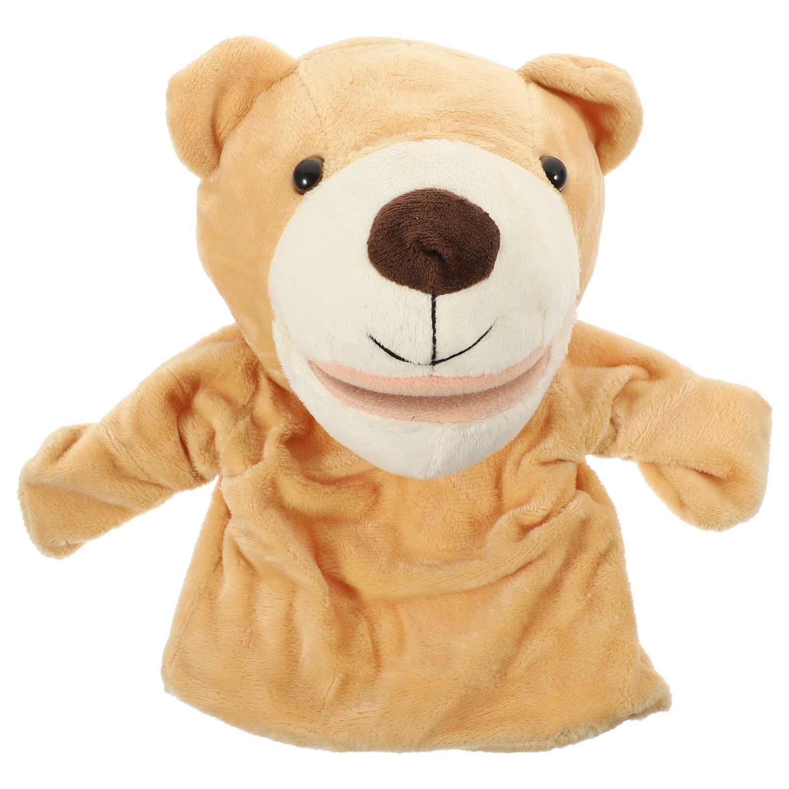 Hand Puppet Bear with Working Mouth Animal Puppet Toy Hand Toy Cartoon ...