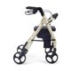 Comodità Spazio Extra Wide Heavy-Duty Bariatric Rollator Walker with ...