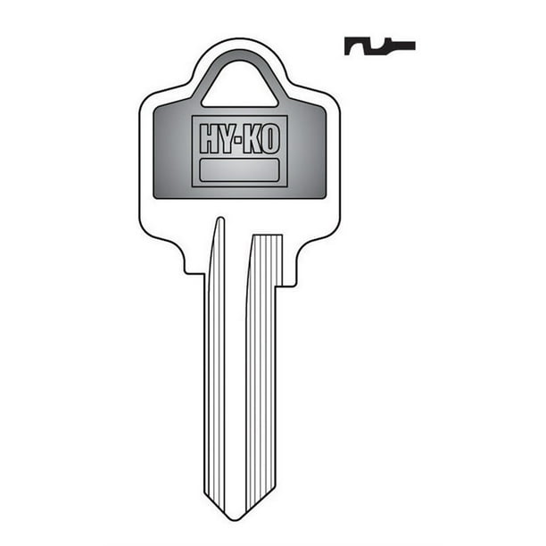 Hy-Ko Key Blank Cylinder Arrow Ez# Ar1pb Single Sided 5 Pc / Bag Upc ...