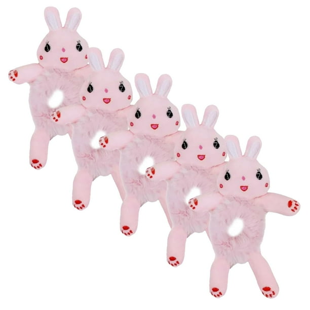 Donas para chongos DonaRabbit 5Pzas Conejo Rosa Felpa Elástica ...