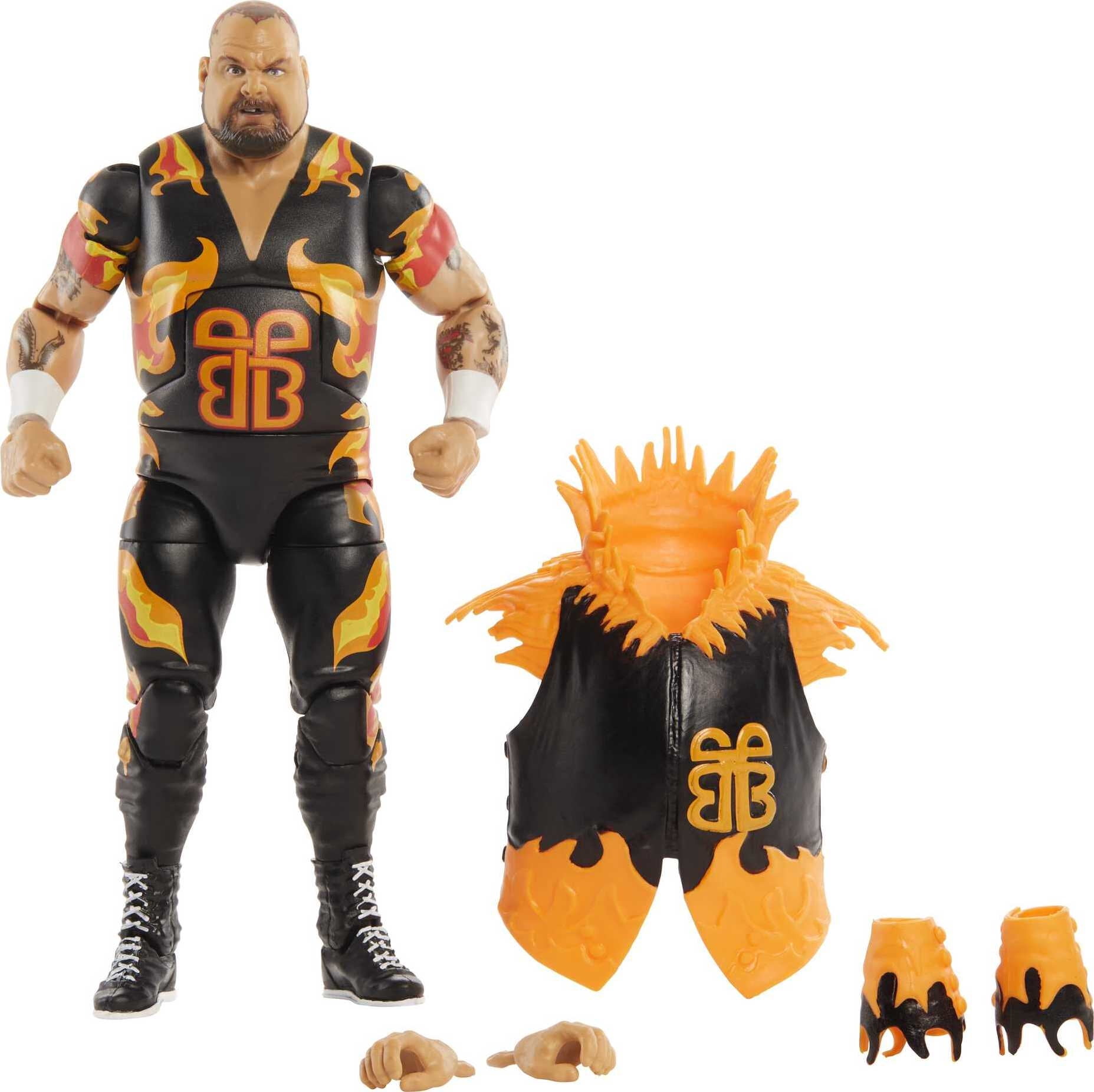WWE Bam Bam Bigelow Elite Collection Action Figure, 6-inch Posable ...