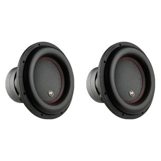 2) Power Acoustik BAMF-122 12" 3500w DVC Car Subwoofers+Vented Sub Box ...