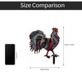 Metal Rooster Garden Statues & Sculptures, Chicken Yard Art Decor ...