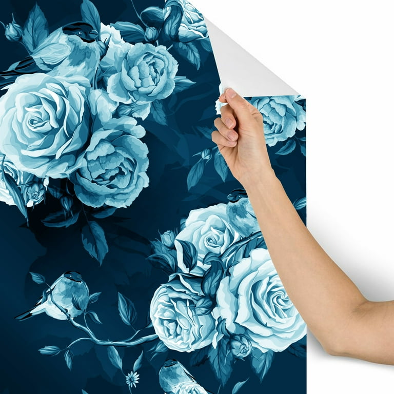 Bunch Of Blue Roses Wallpaper