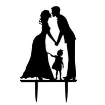 Wedding Cake Topper Art Bride and Groom Figurine for Table Centerpiece ...