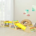 Infans 5 in 1 Toddler Playing Set Kids Climbing Triangle & Cube Play ...