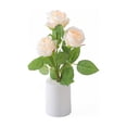 Bouquet Night Light Artificial Rose Led Lamp Bedroom Decorative Side ...