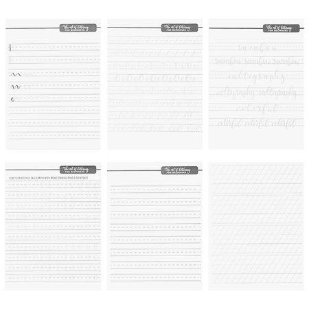 1pc Alphabet Writing Practice Book A4 40 Pages Curlicue English ...