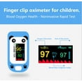 SUWU Kid's Fingertip Pulse Oximeter, Rechargeable SpO2 and Pulse Rate ...